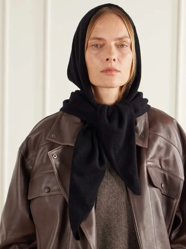 Arch4 Hooded Cashmere Scarf