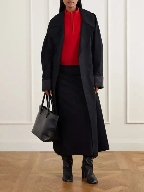 Auralee Wool Half-zip Sweater
