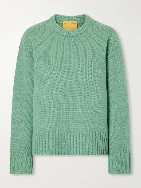 Guest In Residence Cozy Cashmere Sweater - Green