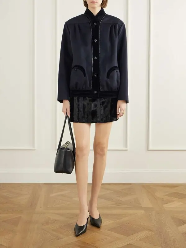 BLAZÉ MILANO Coiba Wool And Cashmere-blend Jacket