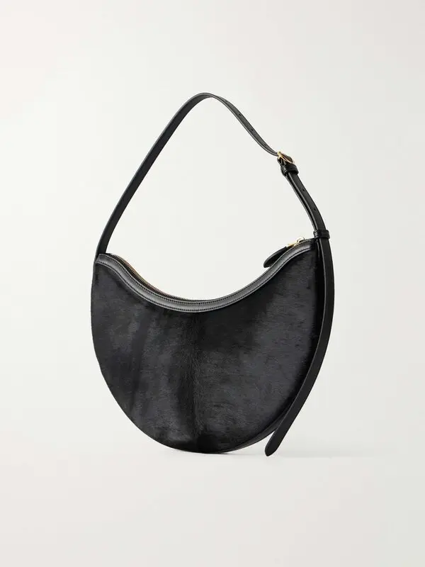 Alaïa Demi Lune Calf-hair Shoulder Bag