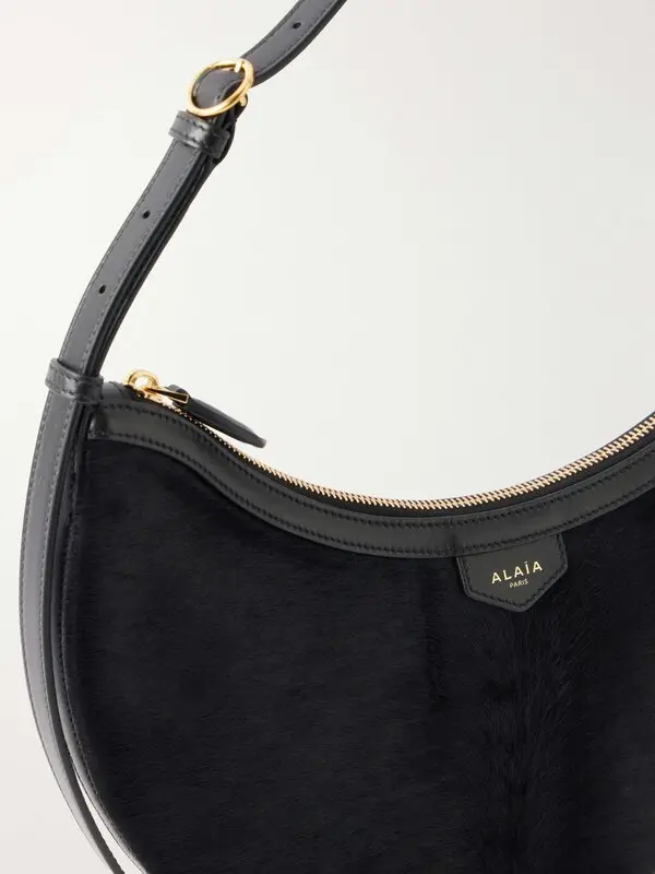 Alaïa Demi Lune Calf-hair Shoulder Bag