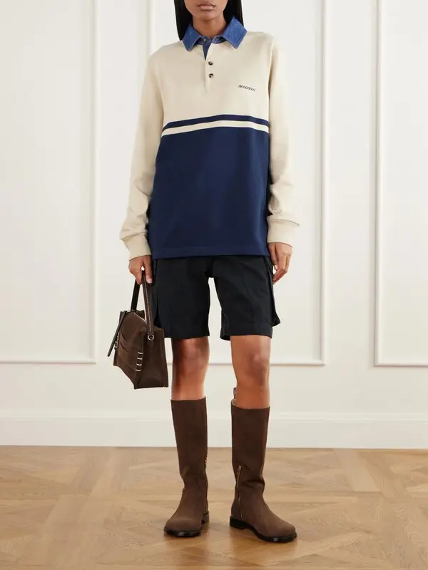 JW Anderson Twisted Patch Pocket Cotton-twill Shorts