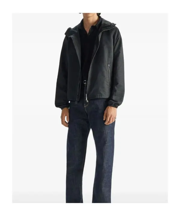 Fendi Ff Printed Hooded Jacket