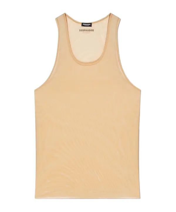 Dsquared2 Logo-detail Tank Top - Beige