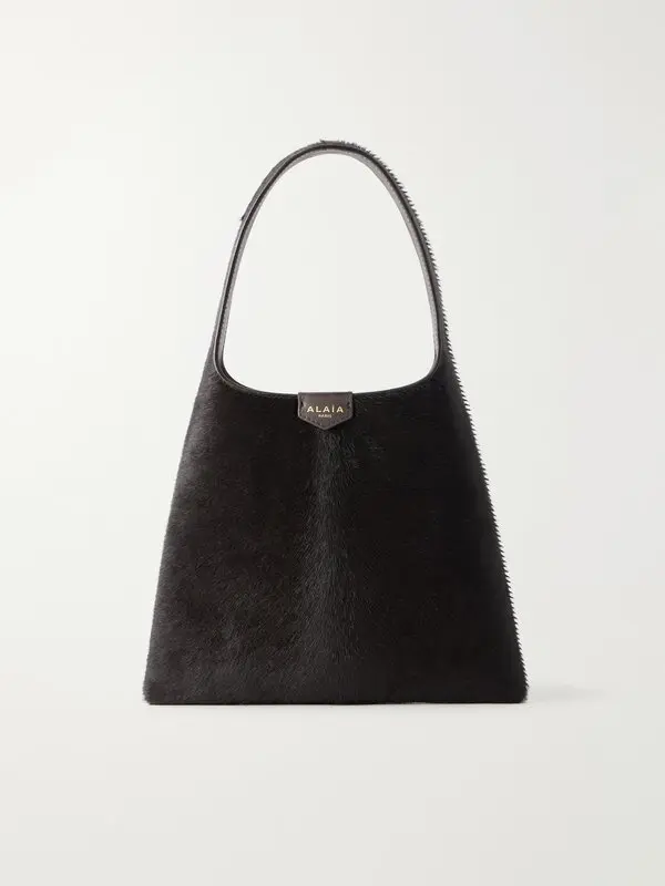 Alaïa Mini Calf Hair Shoulder Bag - Brown
