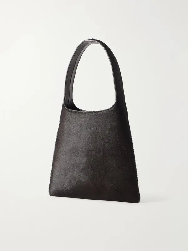 Alaïa Mini Calf Hair Shoulder Bag - Brown