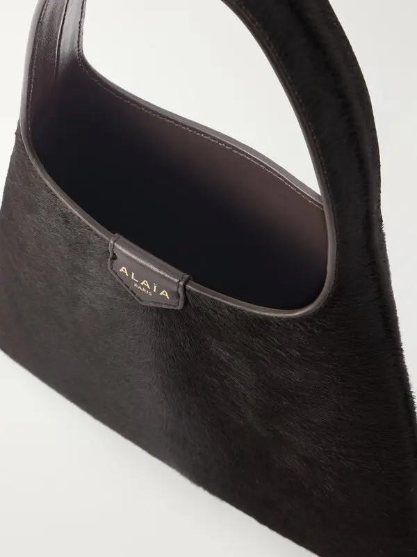 Alaïa Mini Calf Hair Shoulder Bag - Brown