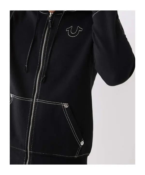 True Religion Big T Zip Hoodie