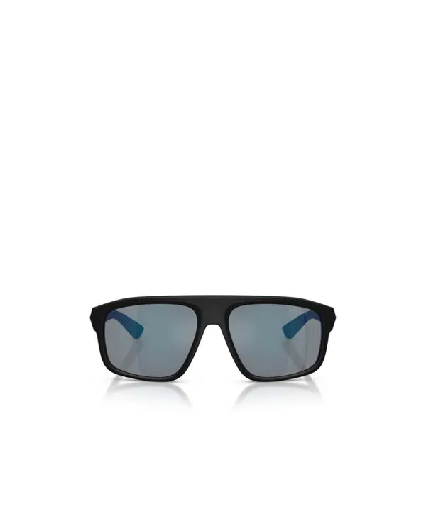 Prada Eeywear Linea Rossa Irregular Frame Sunglasses - Gray