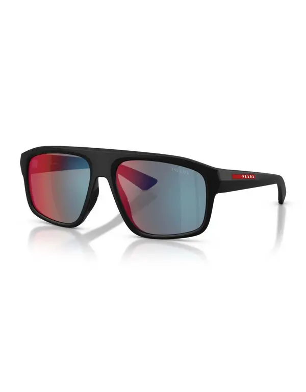 Prada Eeywear Linea Rossa Irregular Frame Sunglasses