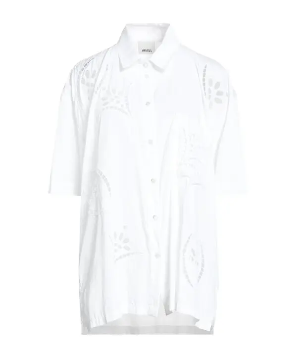 Isabel Marant Étoile British Embroidered Short Sleeve Shirt