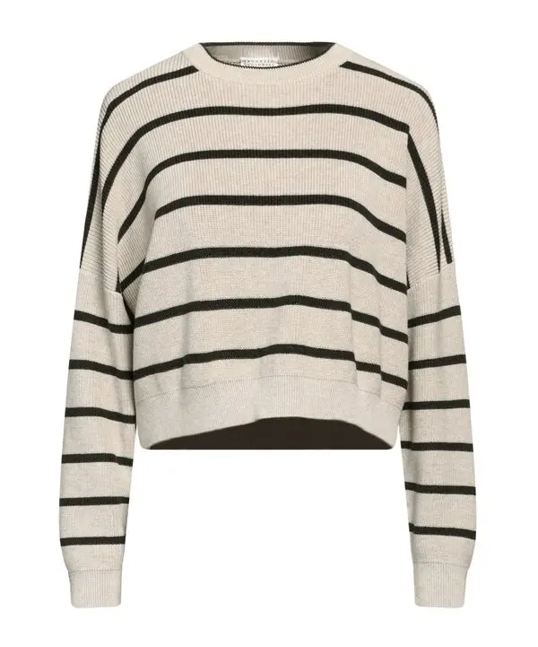 Brunello Cucinelli Striped Knit Sweater