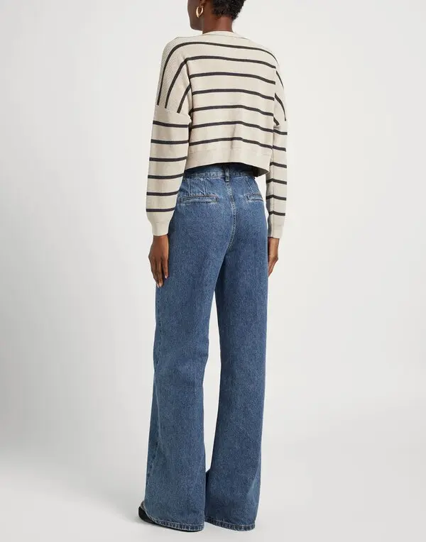 Brunello Cucinelli Striped Knit Sweater