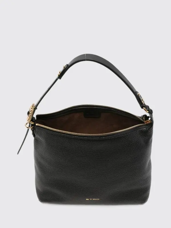 Etro Grainy Leather Shoulder Bag