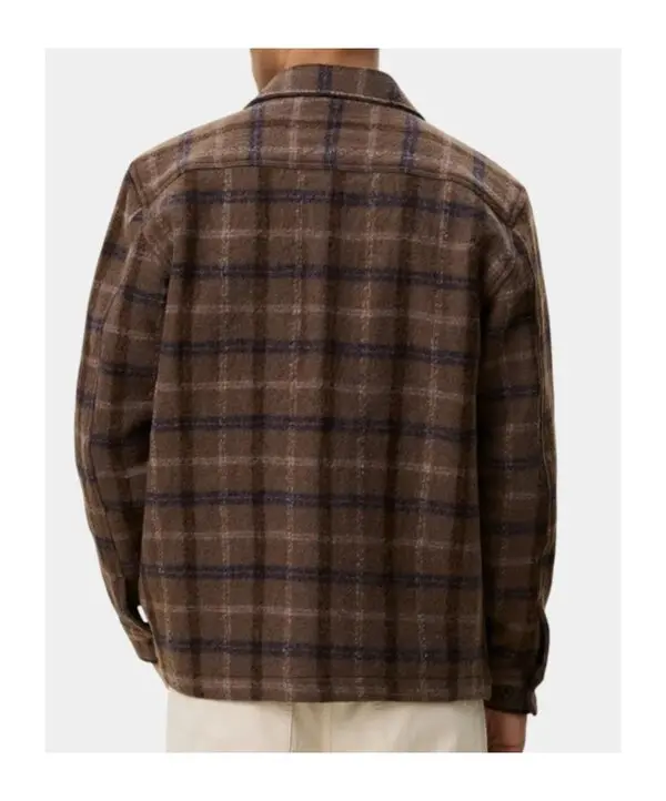 LES DEUX Caribou Check-pattern Button-up Jacket