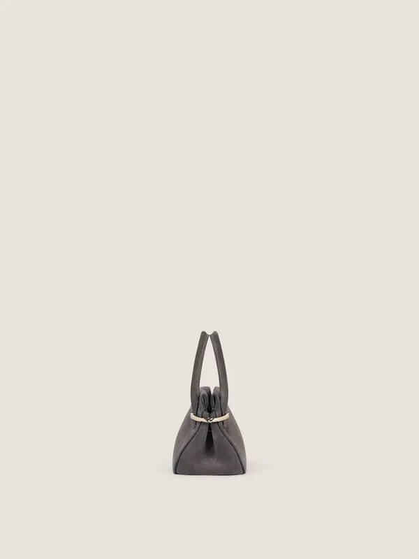Givenchy Mini Pinch Suede Tote Bag - Dark Gray