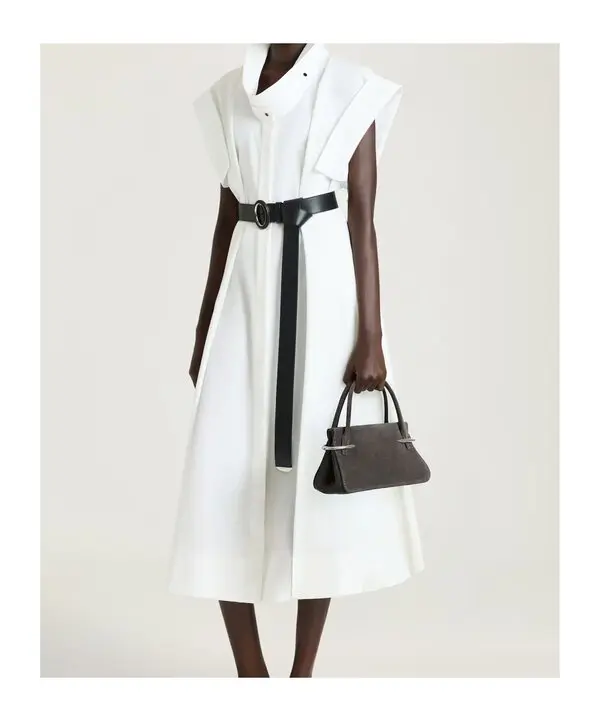 Givenchy Mini Pinch Suede Tote Bag - Dark Gray