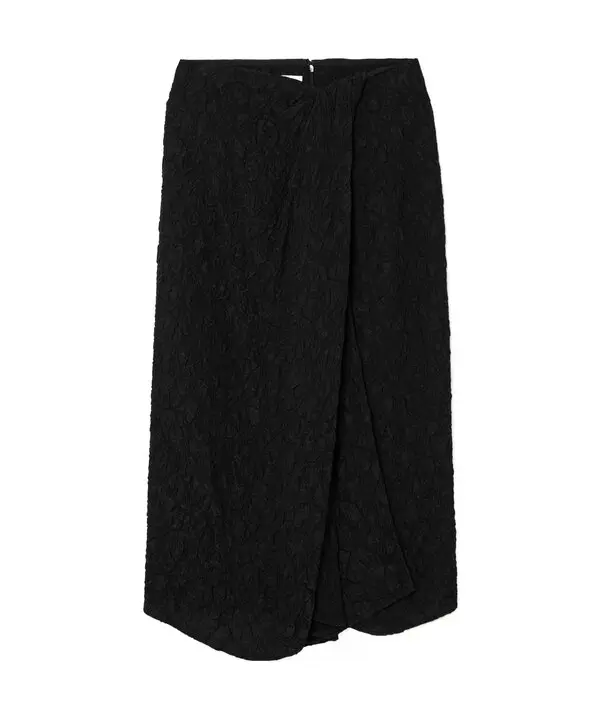 Dries Van Noten Asymmetric Midi Skirt