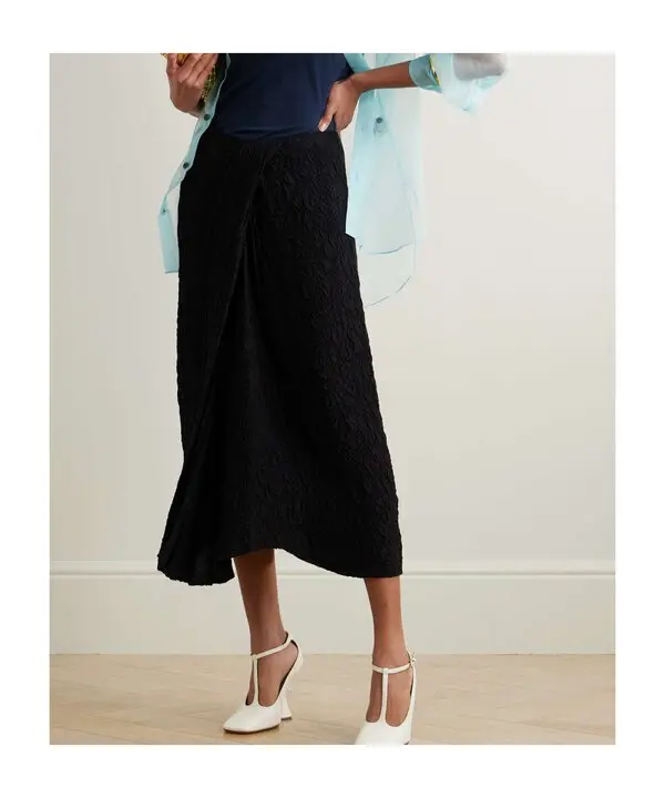 Dries Van Noten Asymmetric Midi Skirt