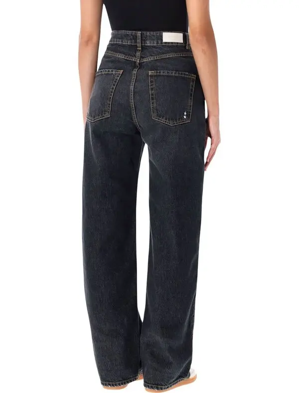 ICON DENIM LOS ANGELES Poppy High-rise Wide-leg Jeans