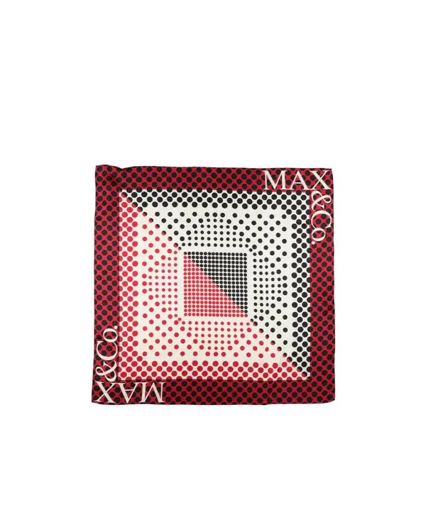 Max & Co. Polka Dot Square Scarf - Multicolor
