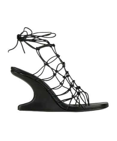 Rick Owens Strappy High Heels Sandals - Black