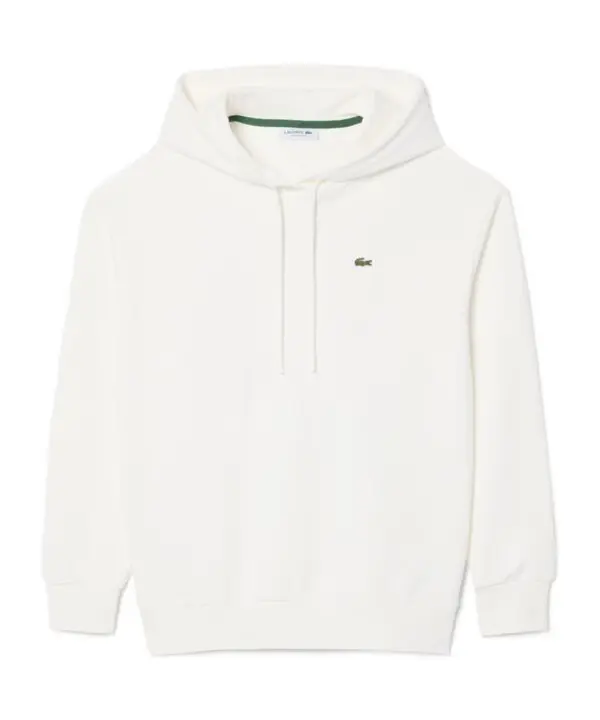 Lacoste Logo-detail Hoodie - White