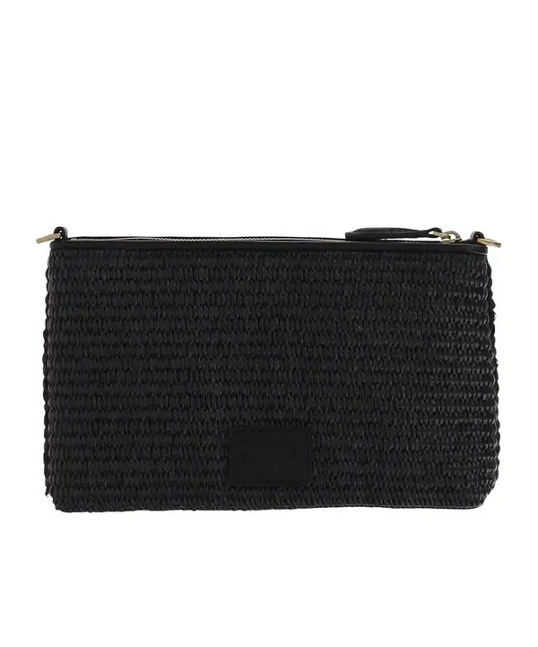 Pinko Love Birds Logo Plaque Clutch Bag