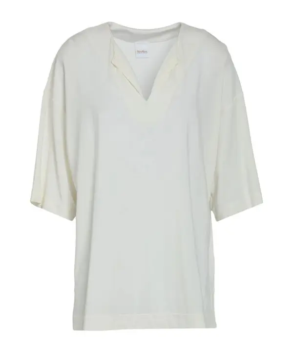 Max Mara Solid Color Short-sleeved T-shirt