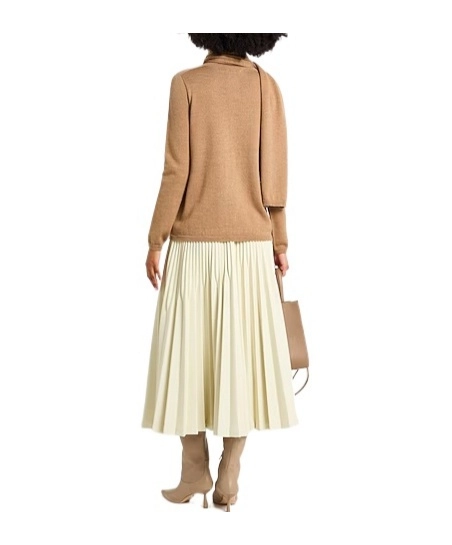 Max Mara Solid Wool Knit Sweater - Nude
