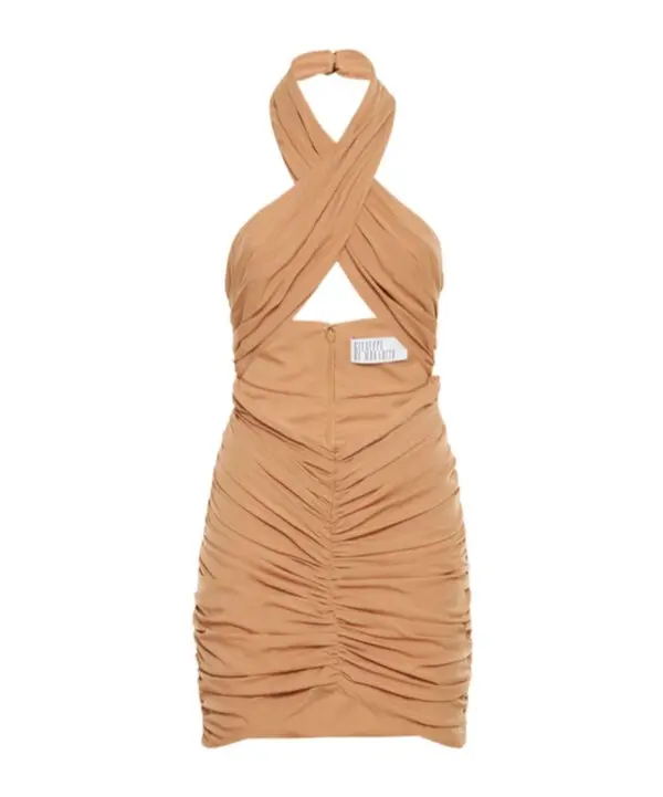 Giuseppe Di Morabito Crepe De Chine Cut Out Mini Dress - No