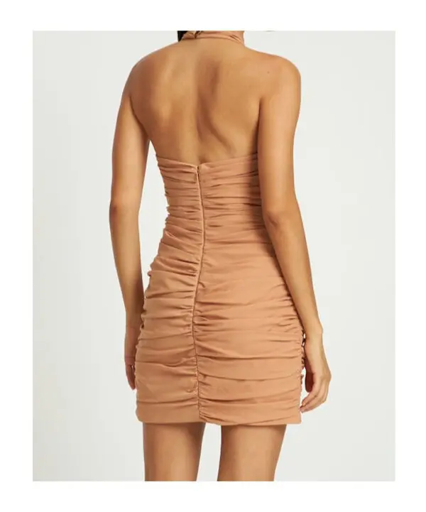 Giuseppe Di Morabito Crepe De Chine Cut Out Mini Dress