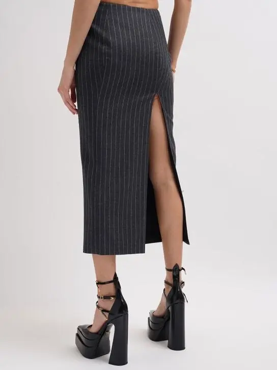 Versace Striped Skirt