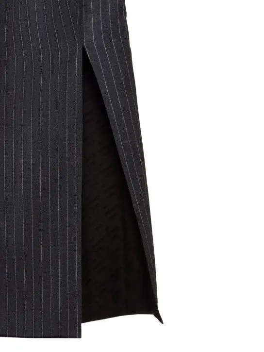 Versace Striped Skirt