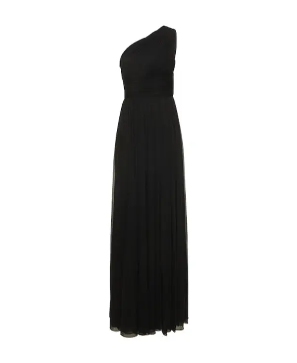 Michael Kors One-shoulder Chiffon Dress