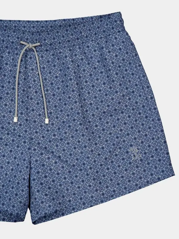 Brunello Cucinelli Graphic-print Swim Shorts