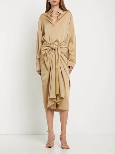 Michael Kors Knotted Mid-length Dress