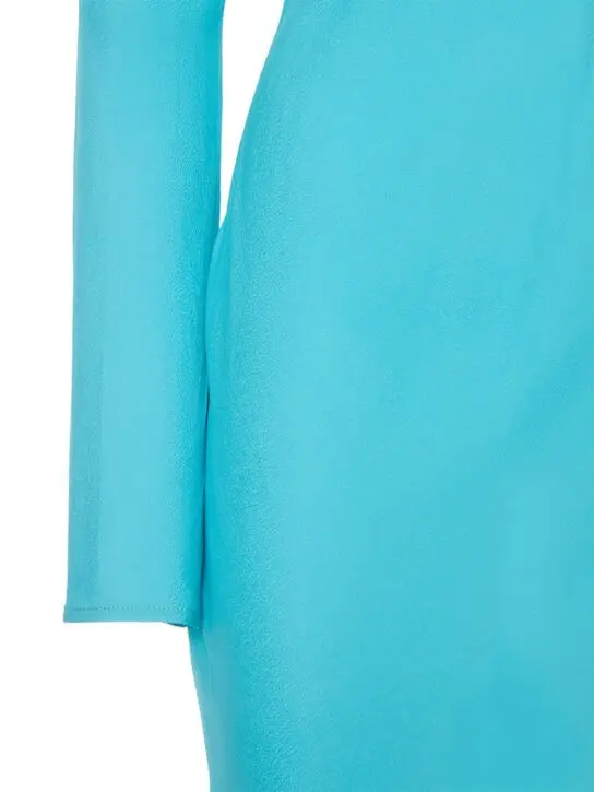 Giuseppe Di Morabito Viscose Mini Dress W/ Feathers