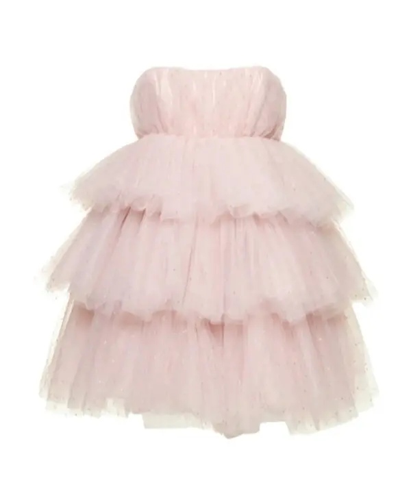ROTATE BY BIRGER CHRISTENSEN Carosa Tulle Mini Dress