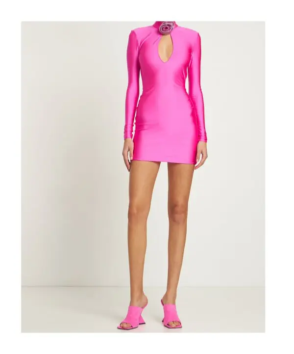 Giuseppe Di Morabito Shiny Stretch Mini Dress