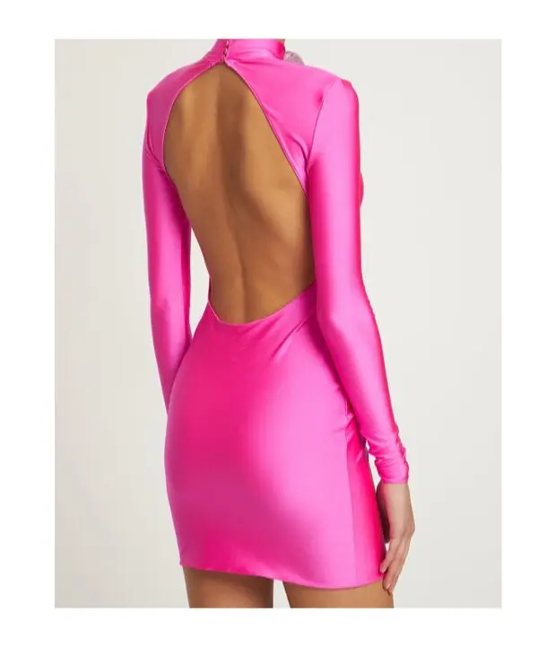 Giuseppe Di Morabito Shiny Stretch Mini Dress