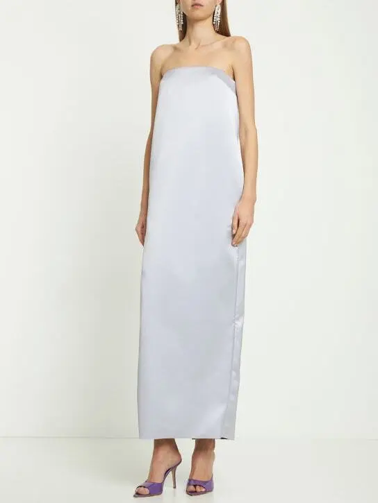 16Arlington Off-the-shoulder Split Skirt