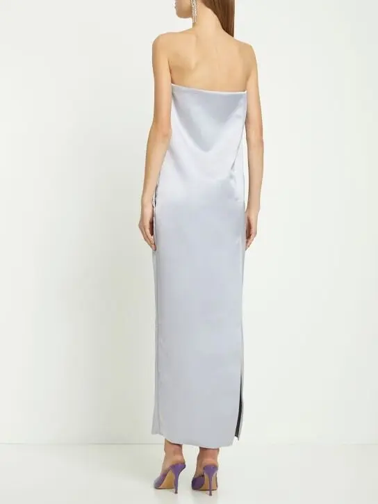 16Arlington Off-the-shoulder Split Skirt