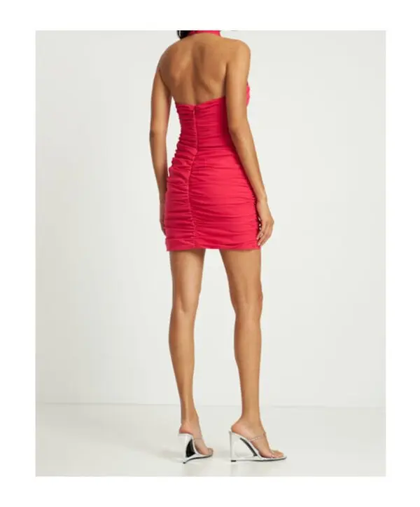 Giuseppe Di Morabito Crepe De Chine Cut Out Mini Dress