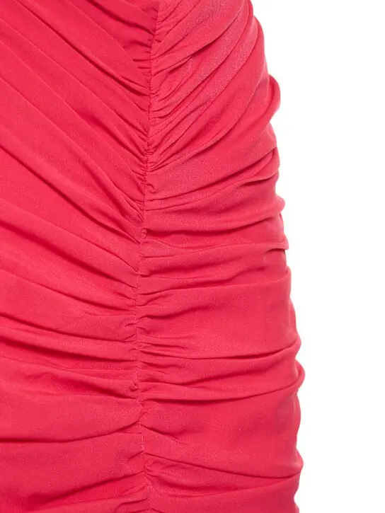 Giuseppe Di Morabito Crepe De Chine Cut Out Mini Dress