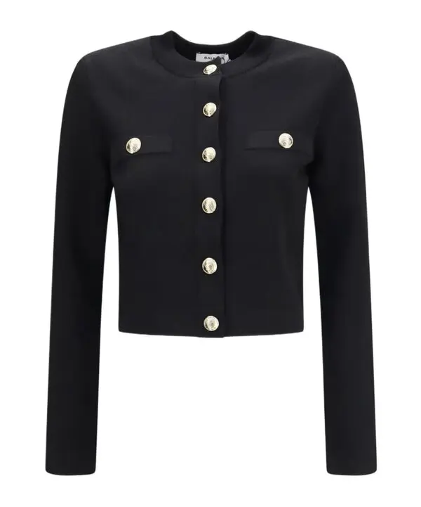 Balmain Button-up Crewneck Jacket