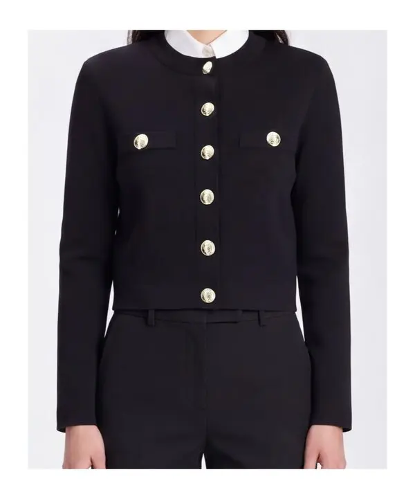 Balmain Button-up Crewneck Jacket