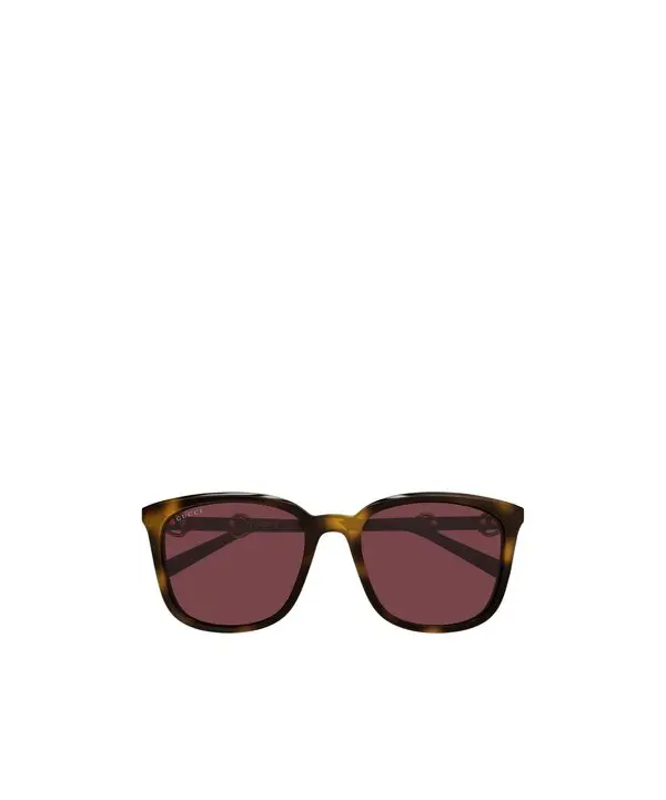Gucci Square Frame Sunglasses - Red