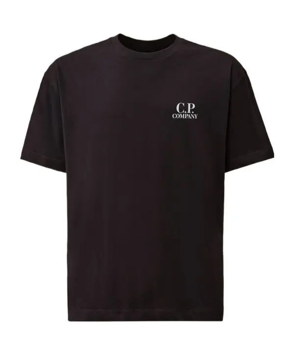 C.P. COMPANY Short Sleeved Logo Jersey T-shirt